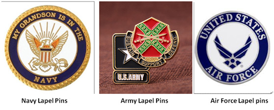 The meaning of US military pins